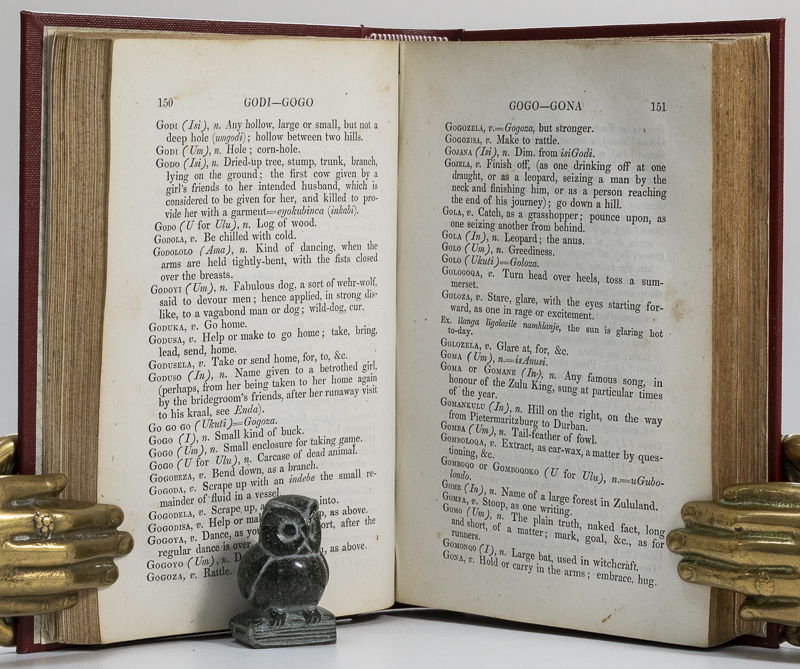 Colenso, Zulu – English Dictionary. - West Coast Rare Books